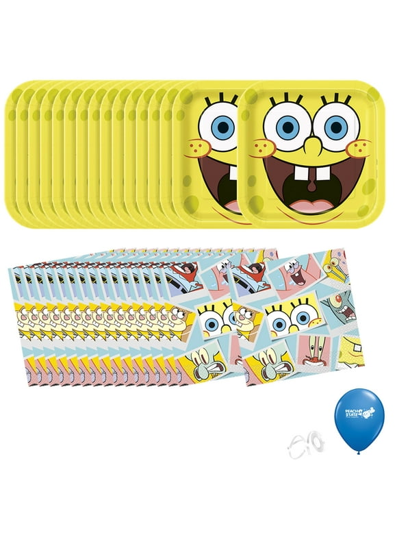 Spongebob Party Tableware in SpongeBob Party Supplies - Walmart.com