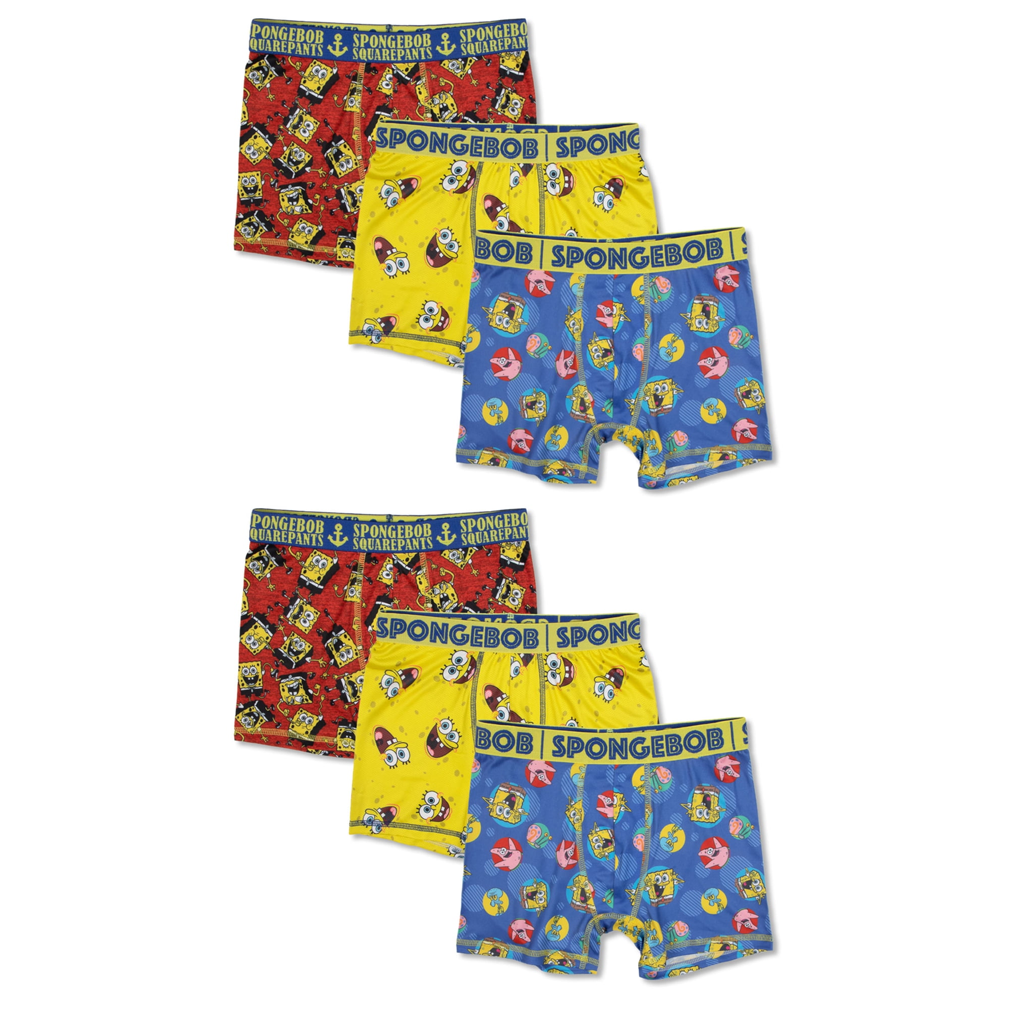Spongebob 3 Pack Boys Briefs