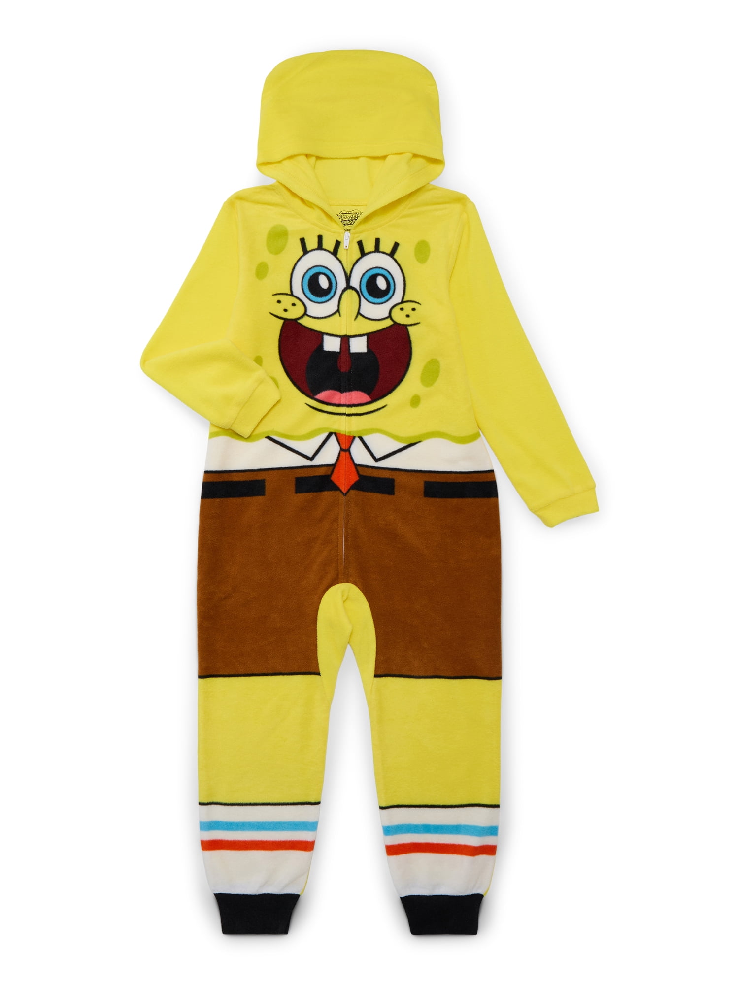 SpongeBob Boys Union Suit, Sizes 4-12 - Walmart.com