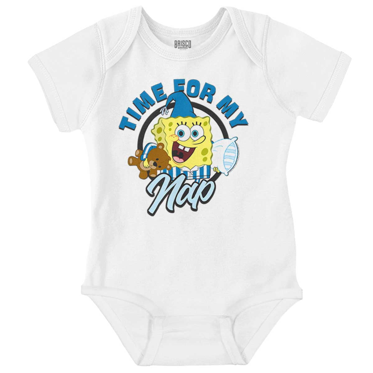 SpongeBob Cartoon Time for My Nap Romper Boys or Girls Infant Baby ...