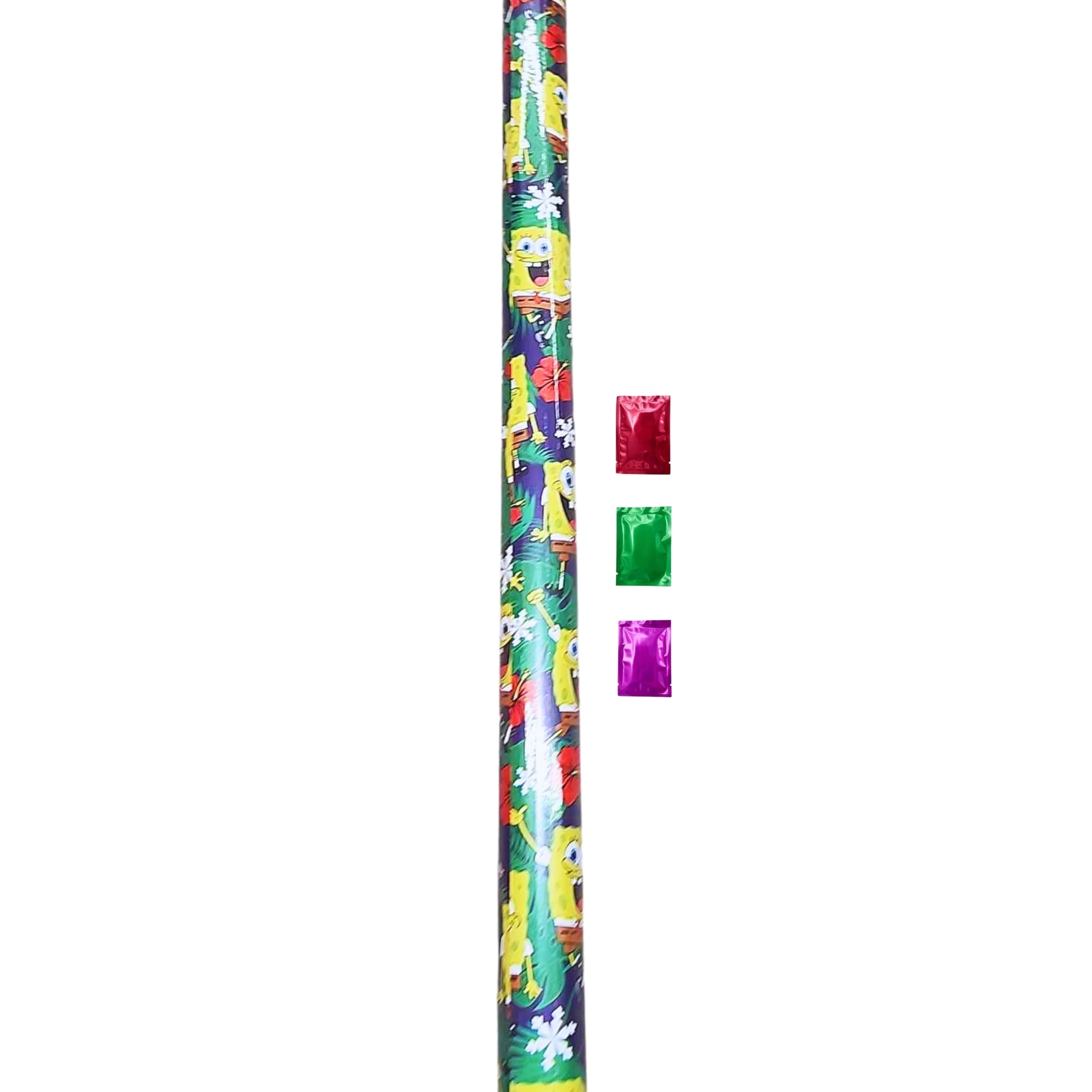 SpongeBob Christmas Wrapping Paper 1 Roll 50 Sq Ft, Jumbo Gift Wrap ...