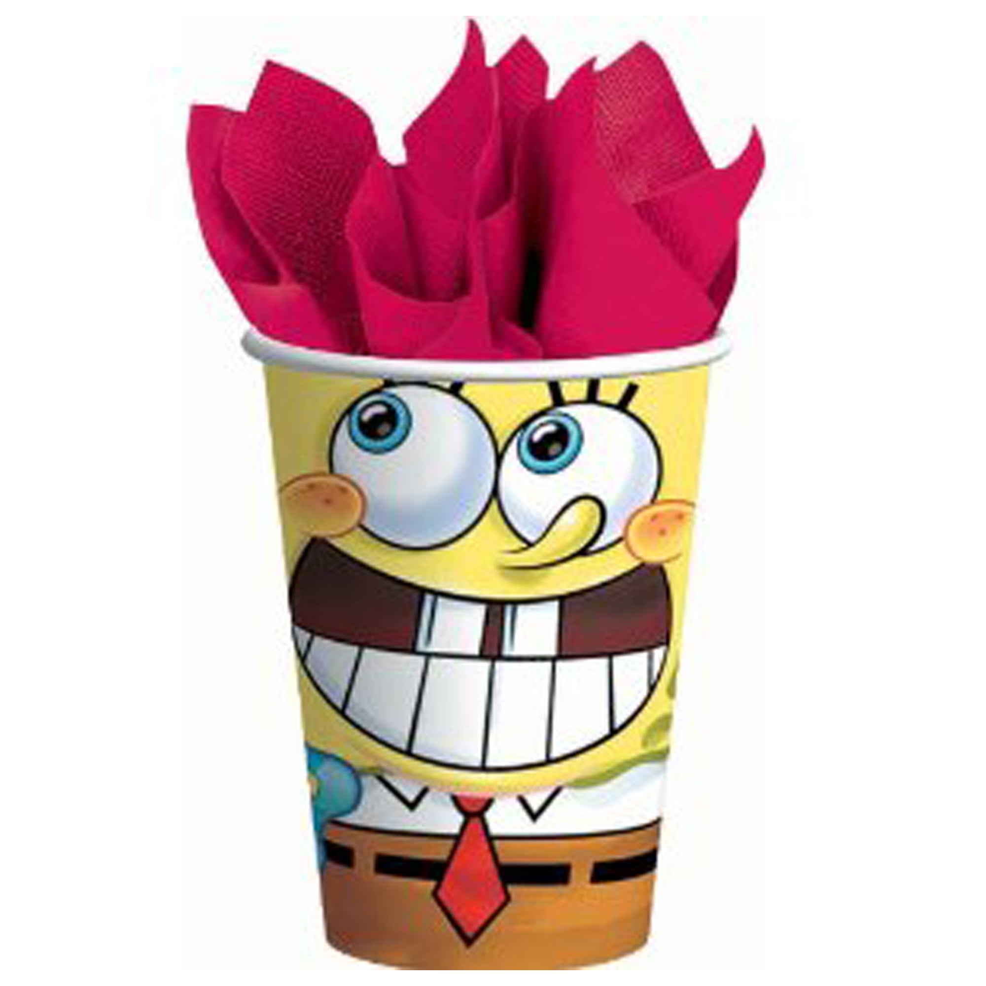 SpongeBob SquarePants 'Party' 9oz Paper Cups (8ct) - Walmart.com