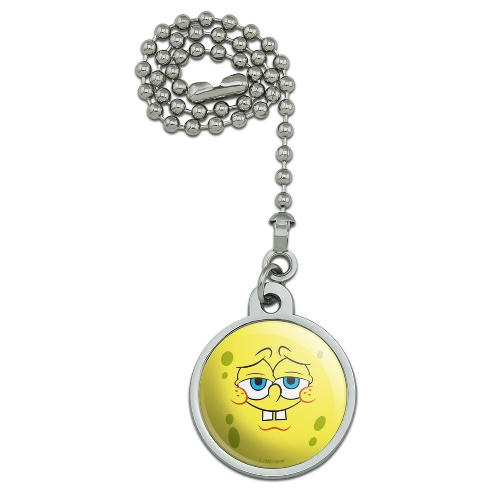 SpongeBob Confident Face Ceiling Fan and Light Pull Chain - Walmart.com