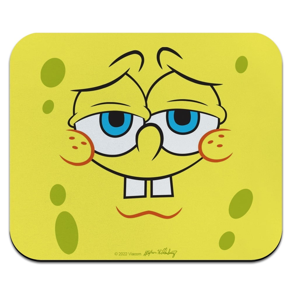 SpongeBob Confident Face Low Profile Thin Mouse Pad Mousepad - Walmart.com