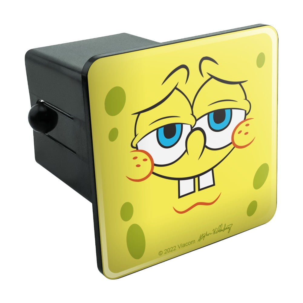 SpongeBob Confident Face Tow Trailer Hitch Cover Plug Insert - Walmart.com