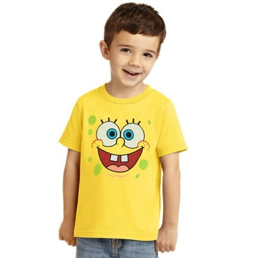 SpongeBob Squarepants Face Youth Kids T-Shirt - Walmart.com
