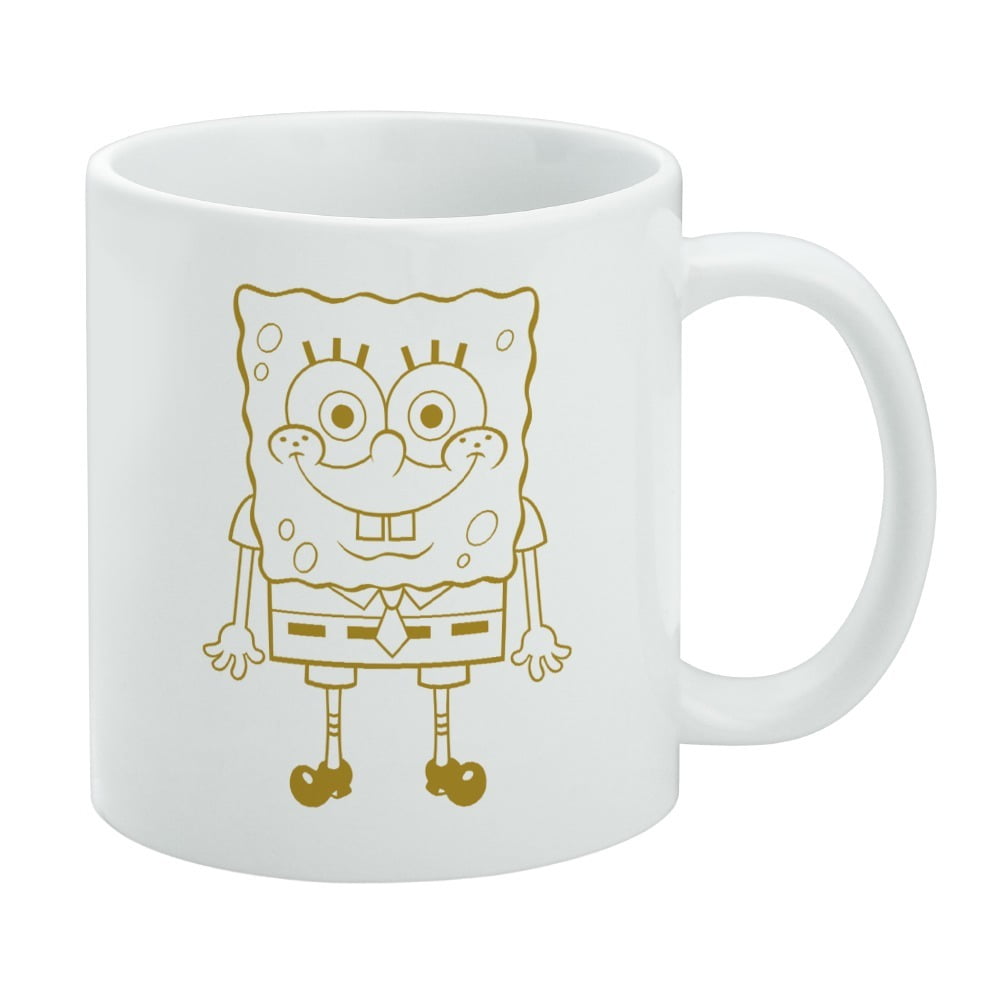 SpongeBob Full Front Ceramic Coffee Mug, Novelty Gift Mugs for Coffee ...