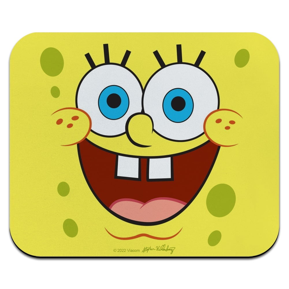 SpongeBob Goofy Smile Face Low Profile Thin Mouse Pad Mousepad ...