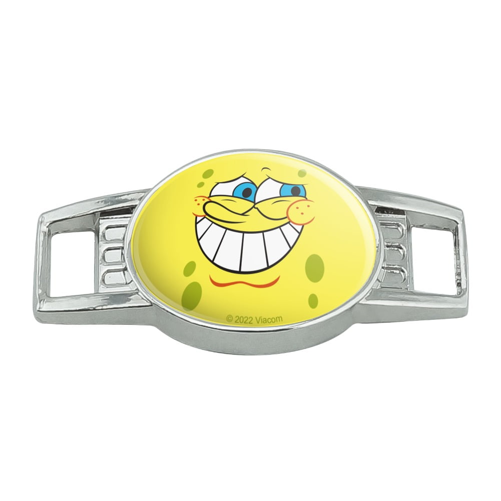 SpongeBob Guilty Face Shoe Shoelace Shoe Lace Tag Runner Gym Charm ...