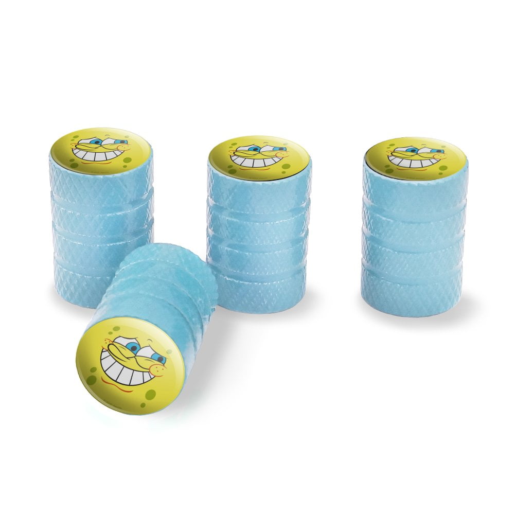 SpongeBob Guilty Face Tire Rim Wheel Aluminum Valve Stem Caps - Walmart.com