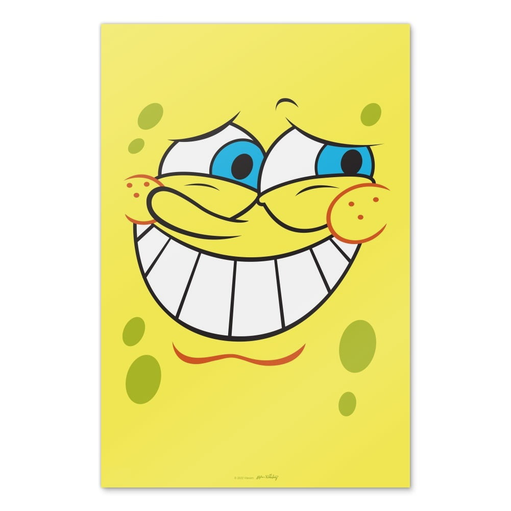 SpongeBob Guilty Face Wall Art Picture Paper Poster Décor Home ...