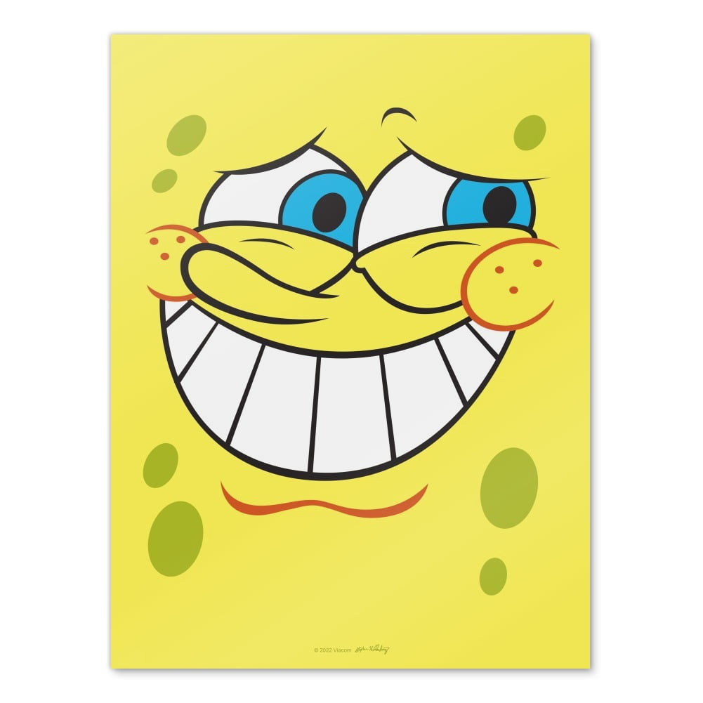 SpongeBob Guilty Face Wall Art Picture Paper Poster Décor Home ...