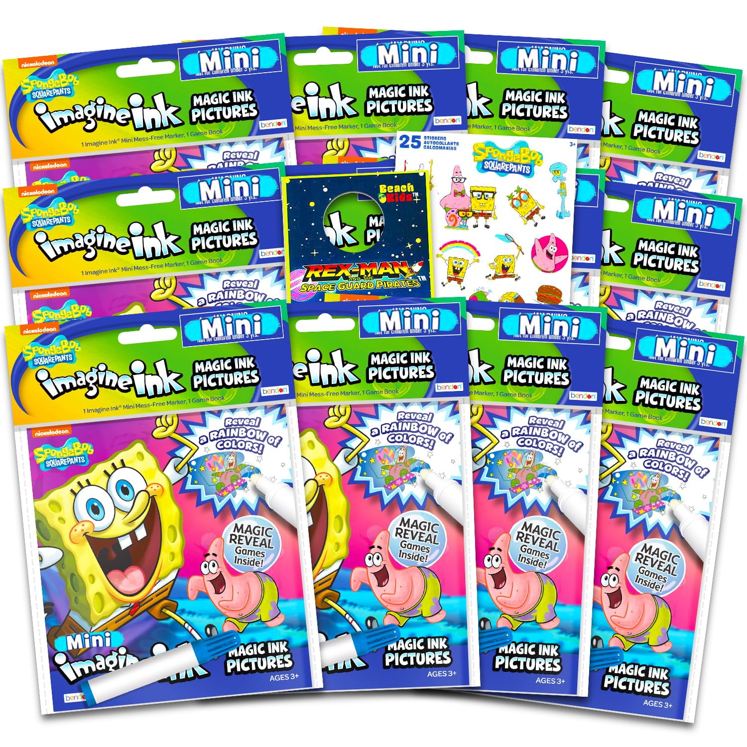 SpongeBob Imagine Ink Coloring DHF10 Book Set - SpongeBob Party ...