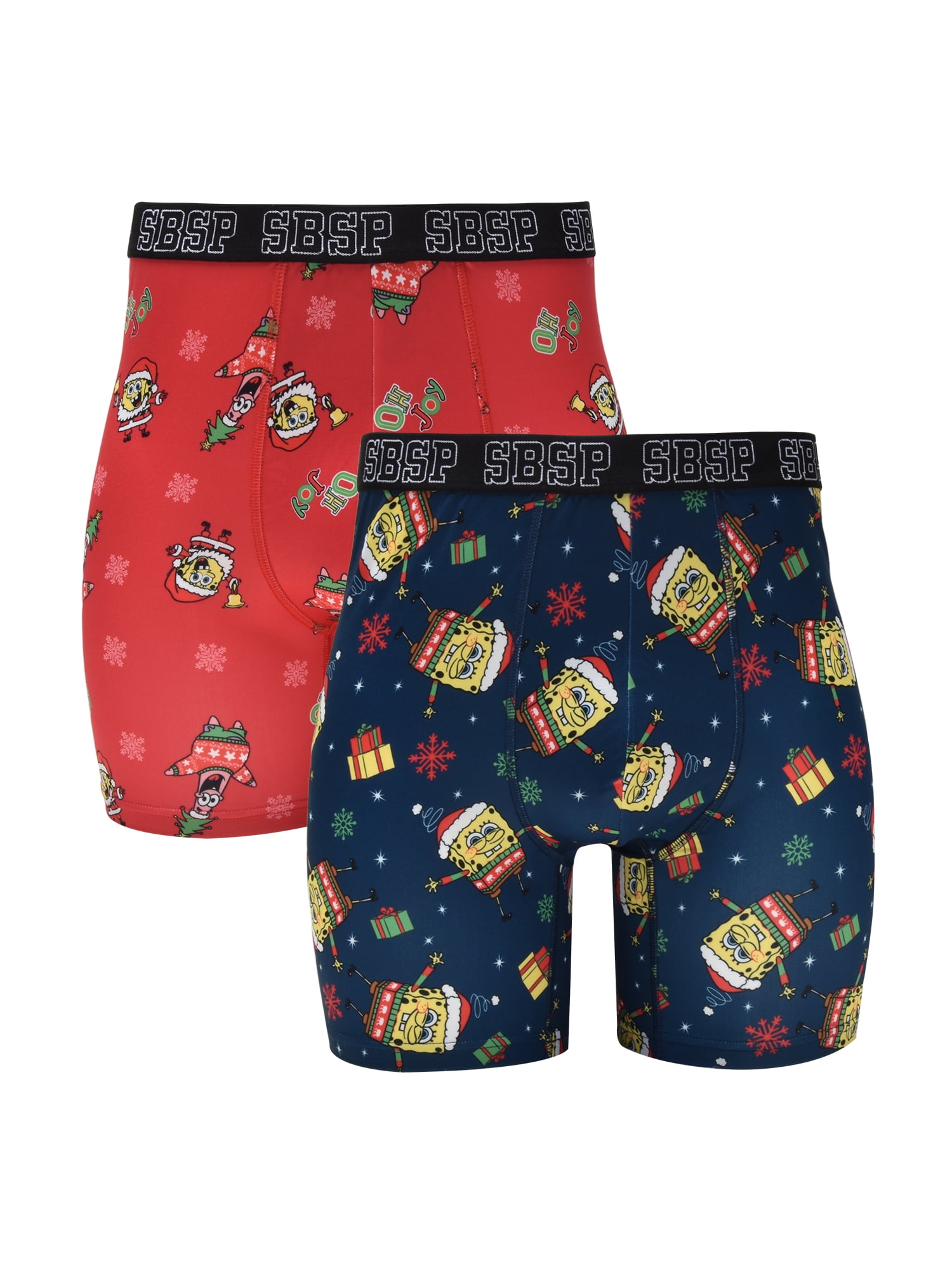 SpongeBob Men's 2-Pack Boxer Briefs, Sizes M-XL - Walmart.com