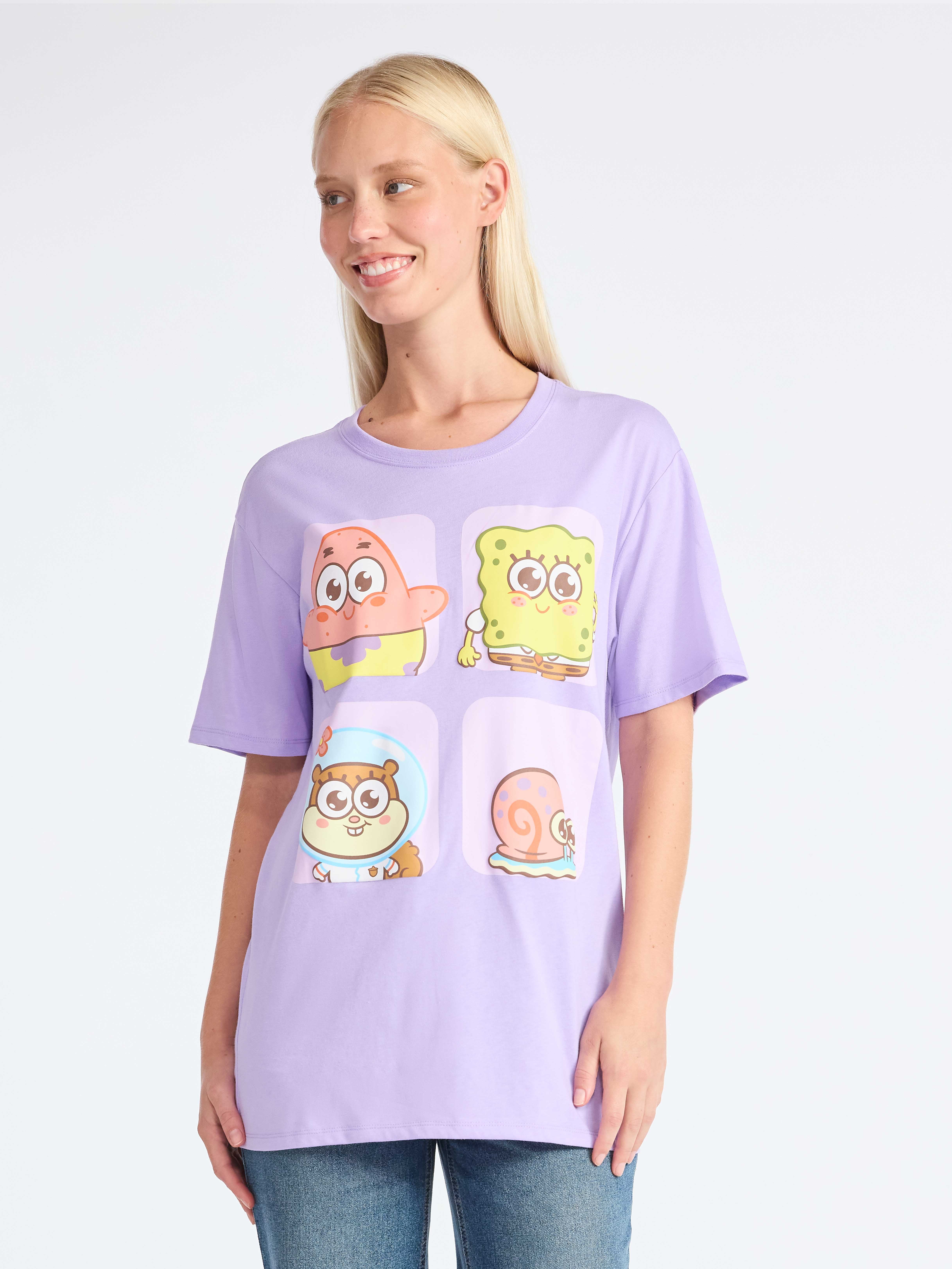 SpongeBob SquarePants Men's Graphic Tee with Short Sleeves, Sizes S-3XL ...