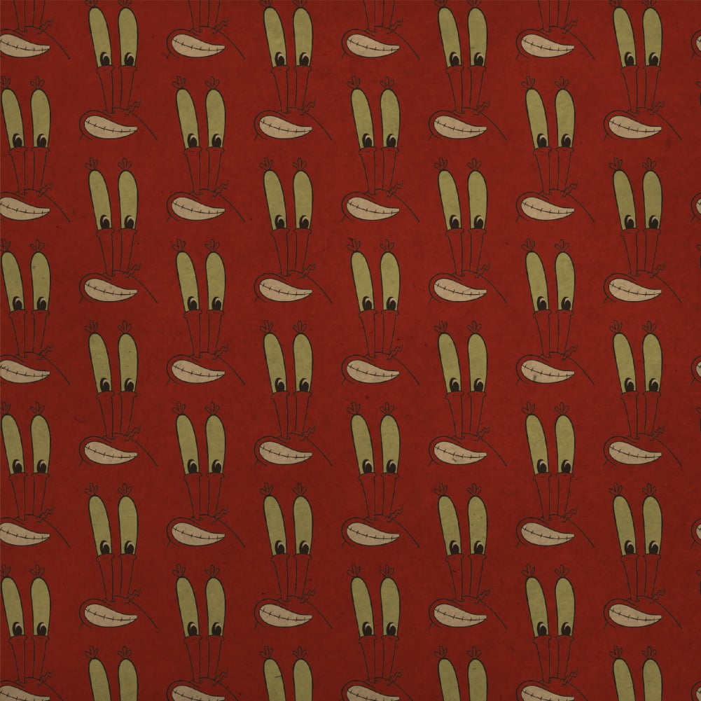 SpongeBob Mr. Krabs Face Premium Kraft Roll Gift Wrap Wrapping Paper ...