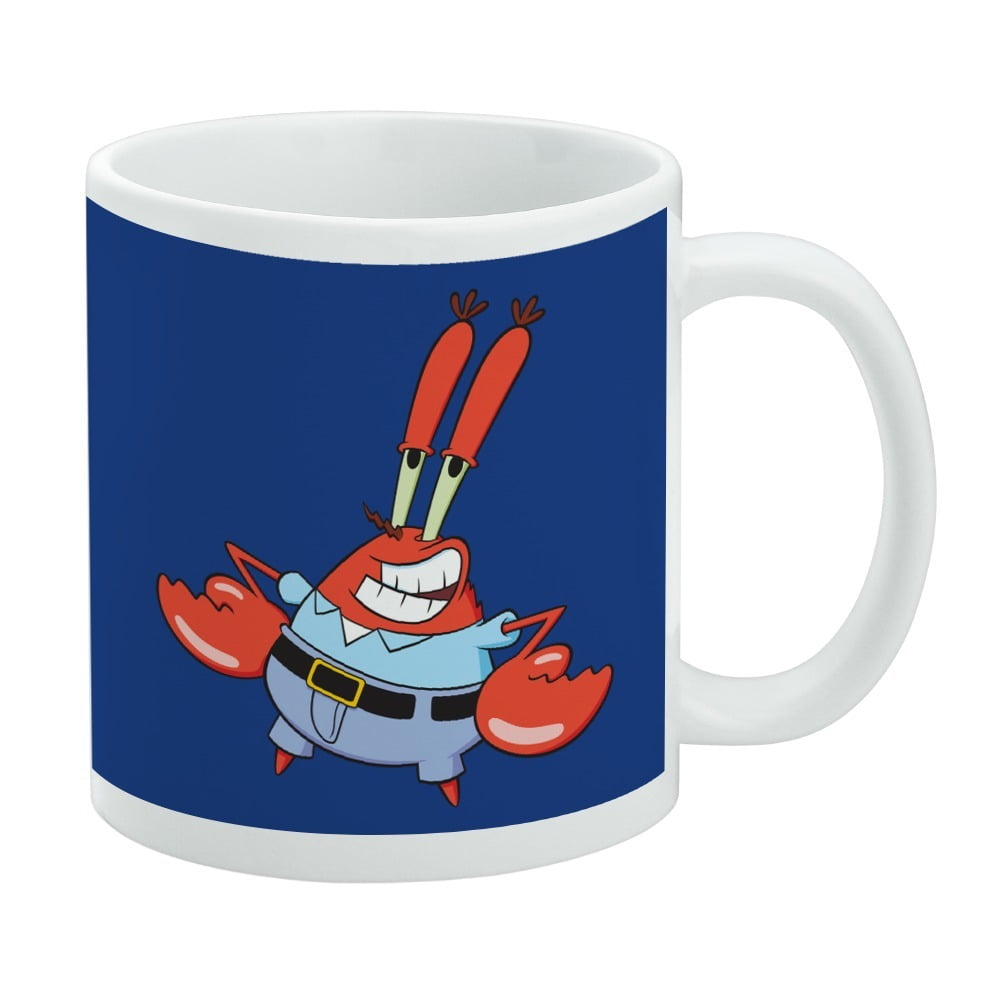 SpongeBob Mr. Krabs Pose Ceramic Coffee Mug, Novelty Gift Mugs for ...