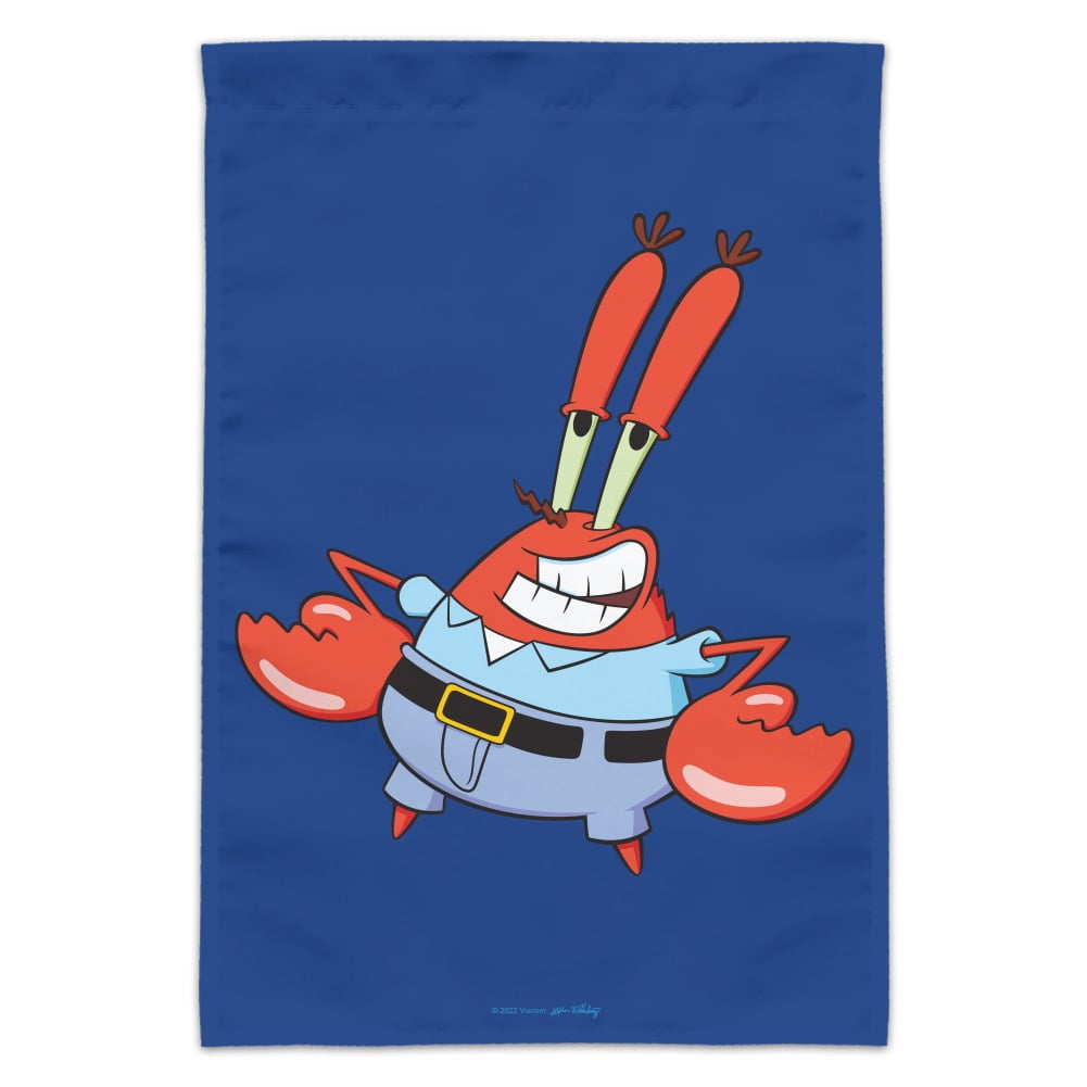SpongeBob Mr. Krabs Pose Garden Yard Flag - Walmart.com
