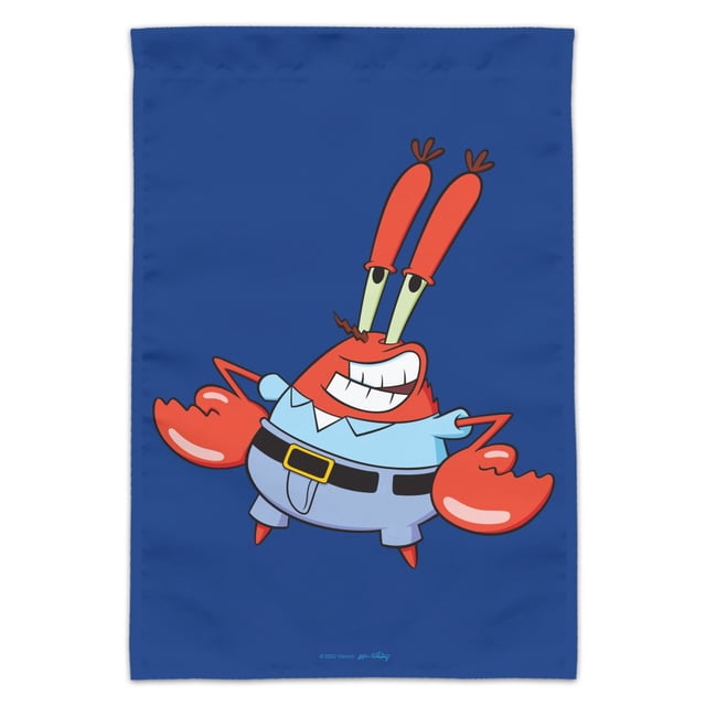 SpongeBob Mr. Krabs Pose Garden Yard Flag - Walmart.com