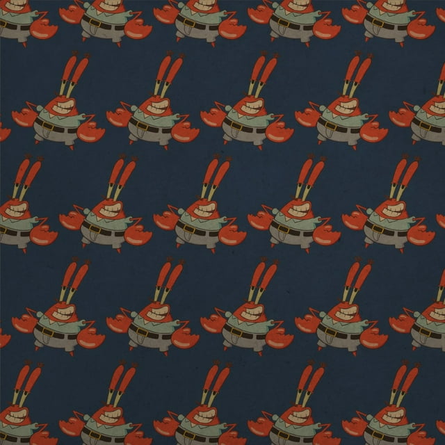 SpongeBob Mr. Krabs Pose Premium Kraft Roll Gift Wrap Wrapping Paper ...