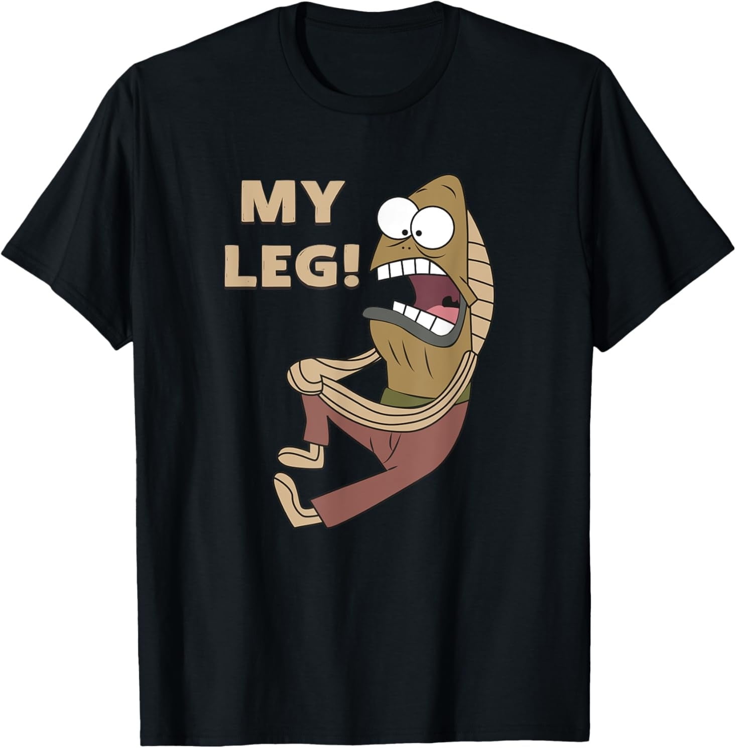 SpongeBob “My Leg!” T-Shirt – Fred the Fish Graphic Tee by Mademark ...