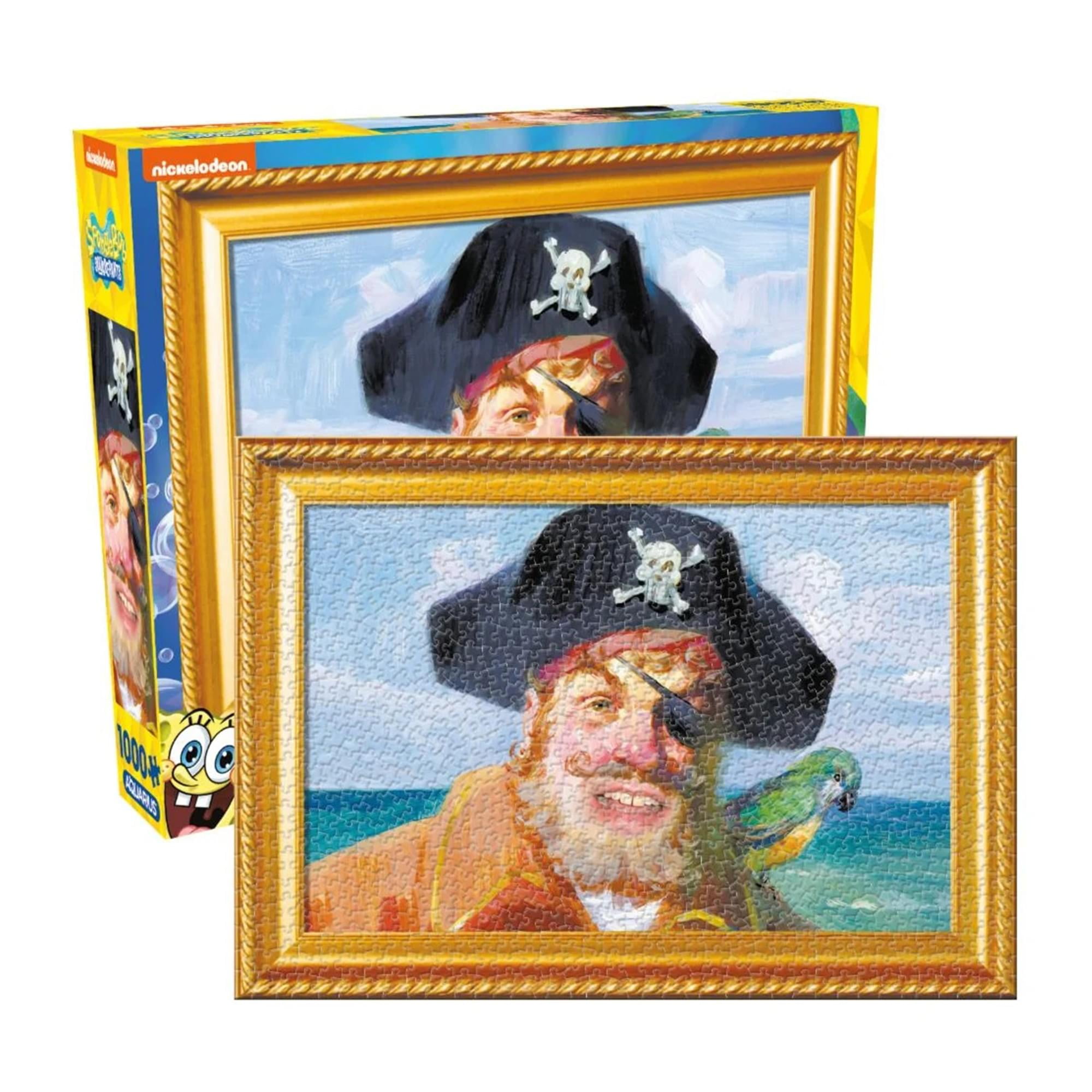 SpongeBob Painty The Pirate 1000 Piece Jigsaw Puzzle - Walmart.com