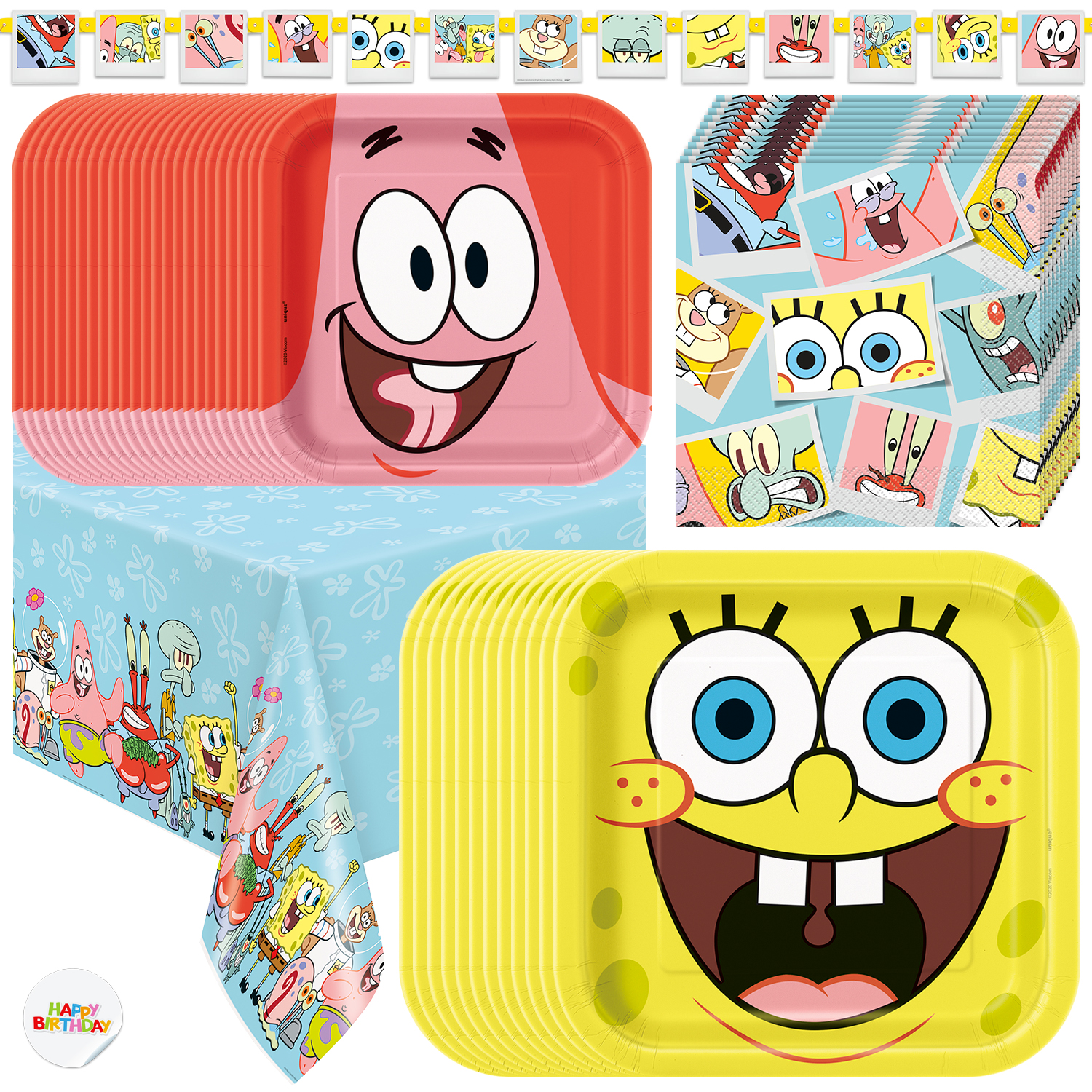SpongeBob SquarePants Party Hats, 8ct - Walmart.com