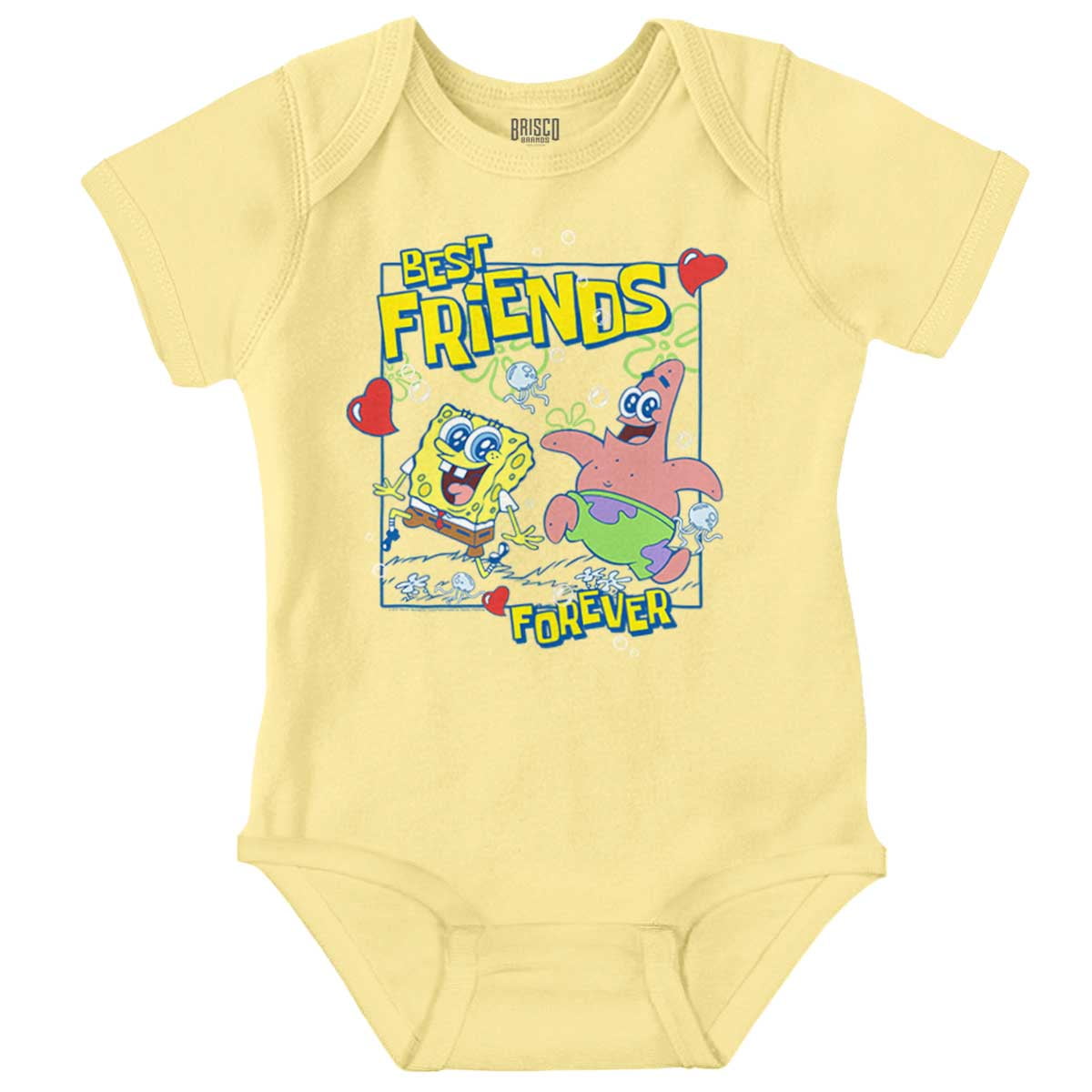 SpongeBob Patrick Best Friend Forever Romper Boys or Girls Infant Baby ...