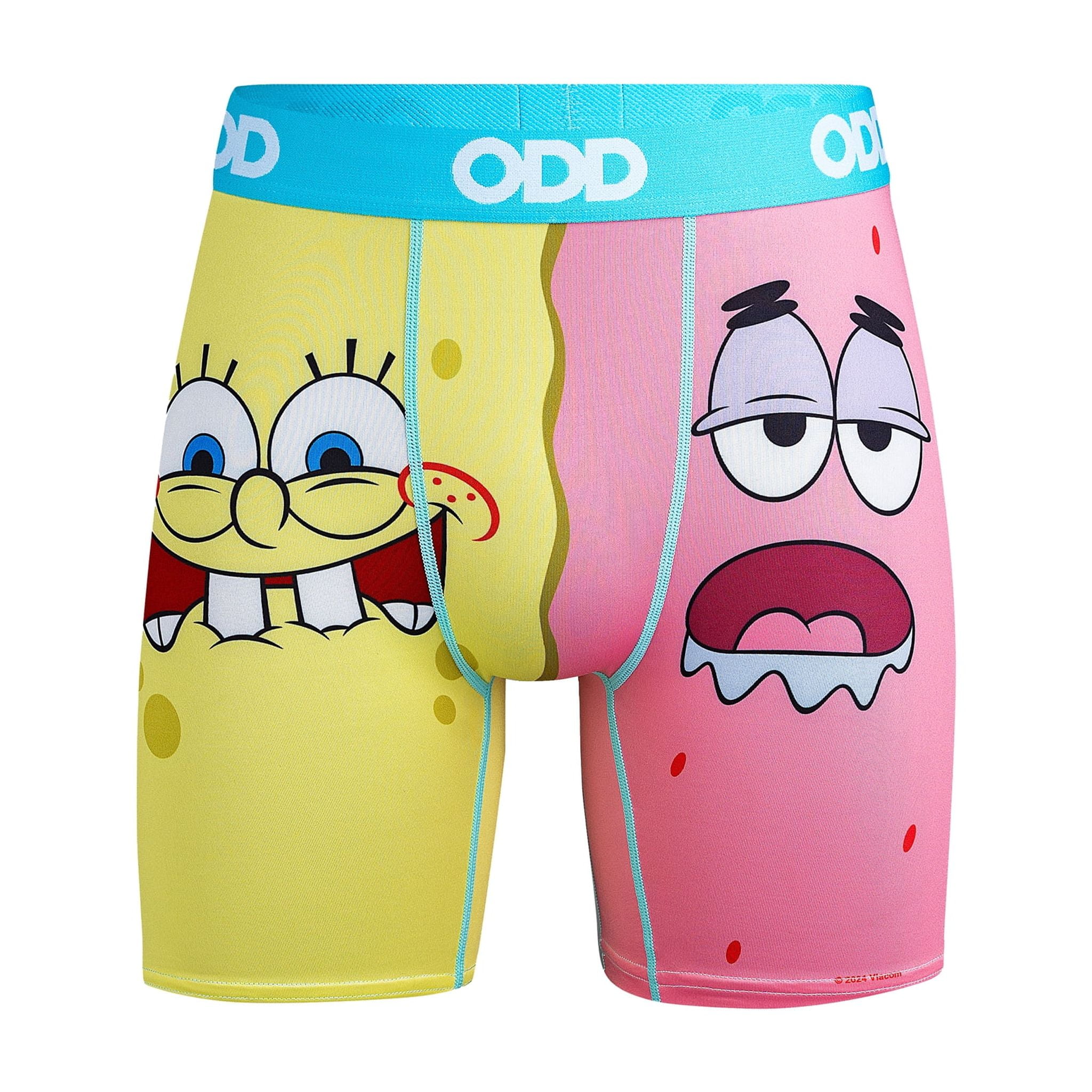 SpongeBob & Patrick Split Men's Boxer Briefs - Walmart.com