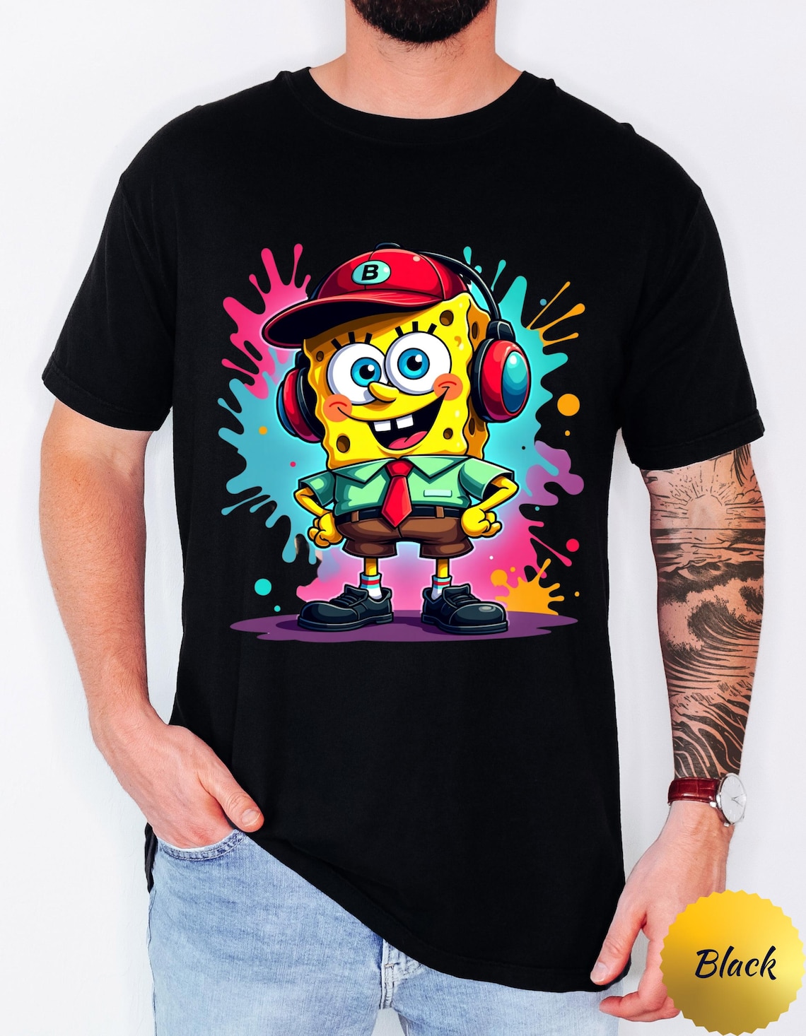 SpongeBob Shirt, Cartoon Anime, Funny Cartoon, Spongebob Birthday Shirt ...