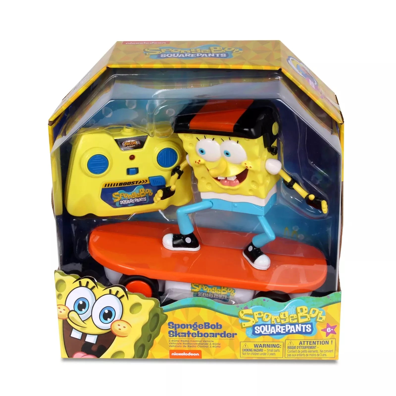 SpongeBob Skateboarder Remote Control Turbo Boost - Action-Packed RC ...