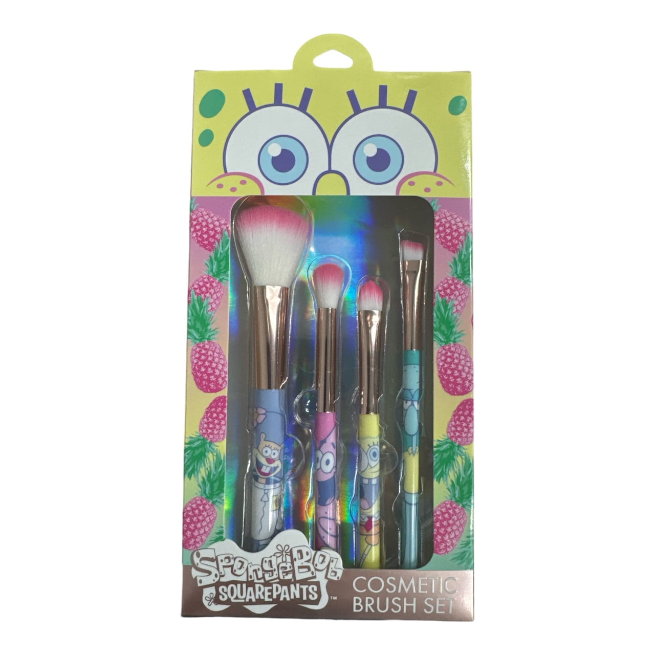 SpongeBob SquarePants 4-Piece Makeup Brush Set – Tropical Cosmetic ...