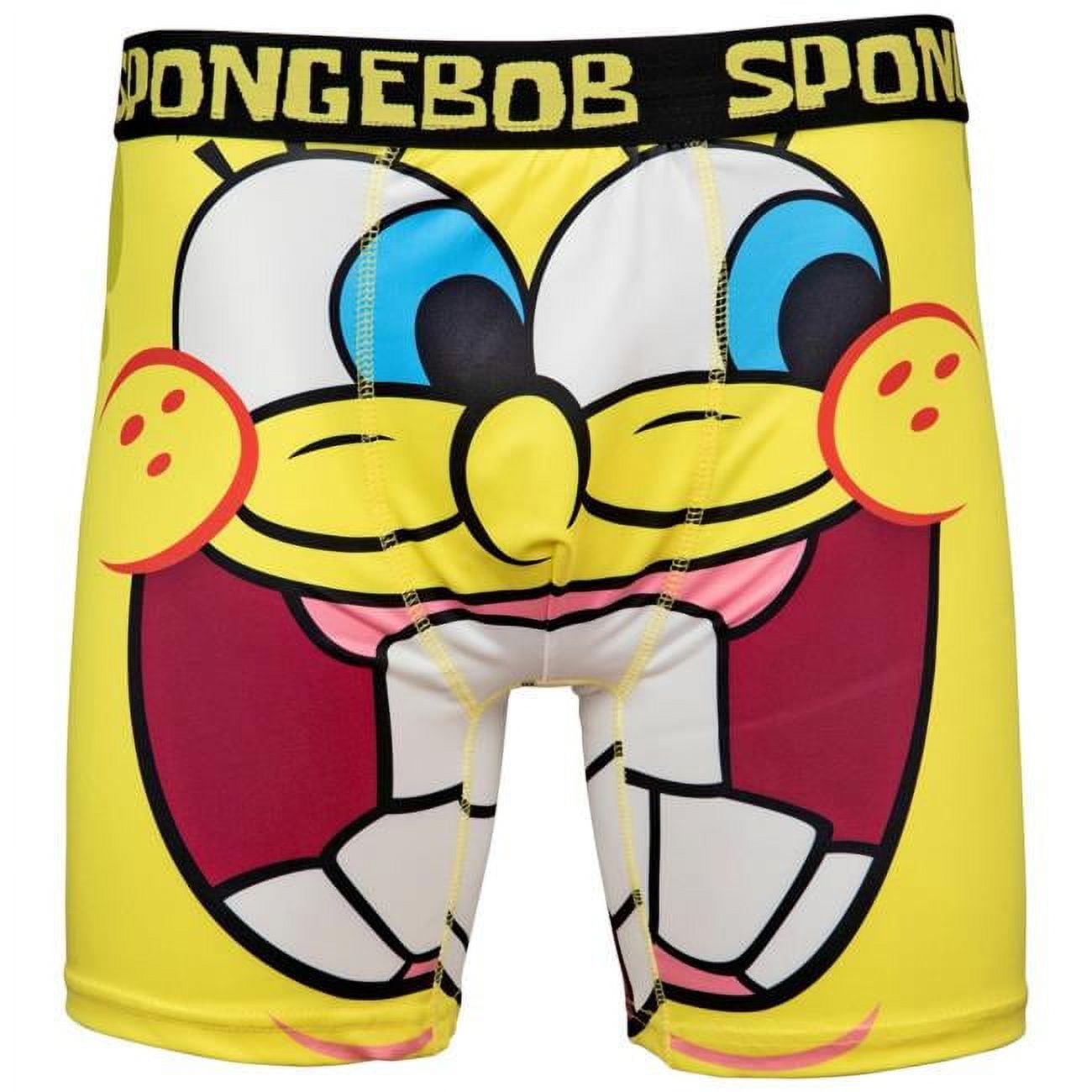 SpongeBob SquarePants 848658-um 32-34 Huge Smile Mens Boxer Briefs ...