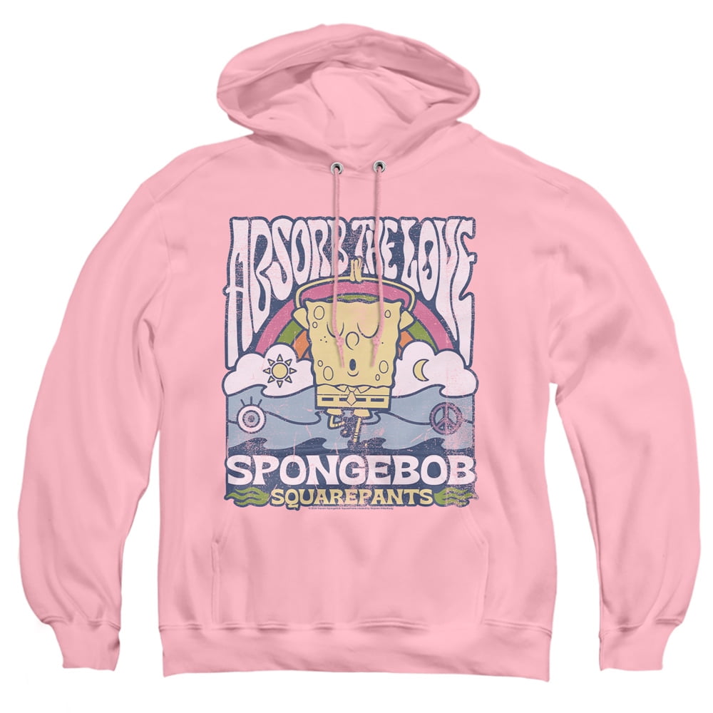 SpongeBob SquarePants Absorb The Love Poster Adult Pull-Over Hoodie ...
