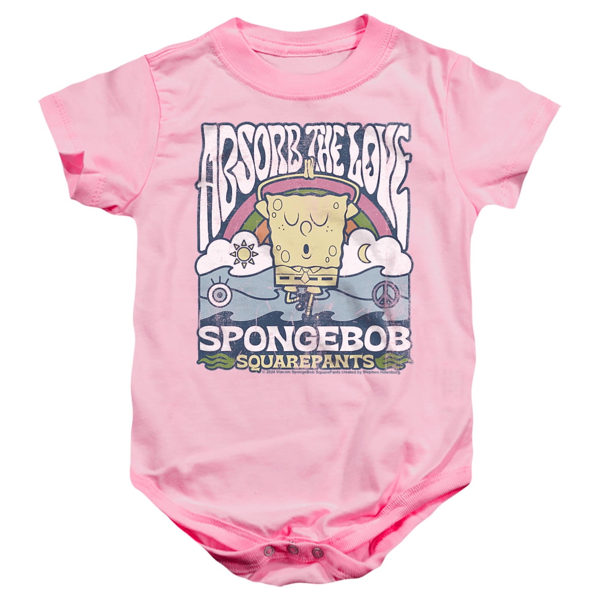 SpongeBob SquarePants Absorb The Love Poster Unisex Infant Snap Suit ...