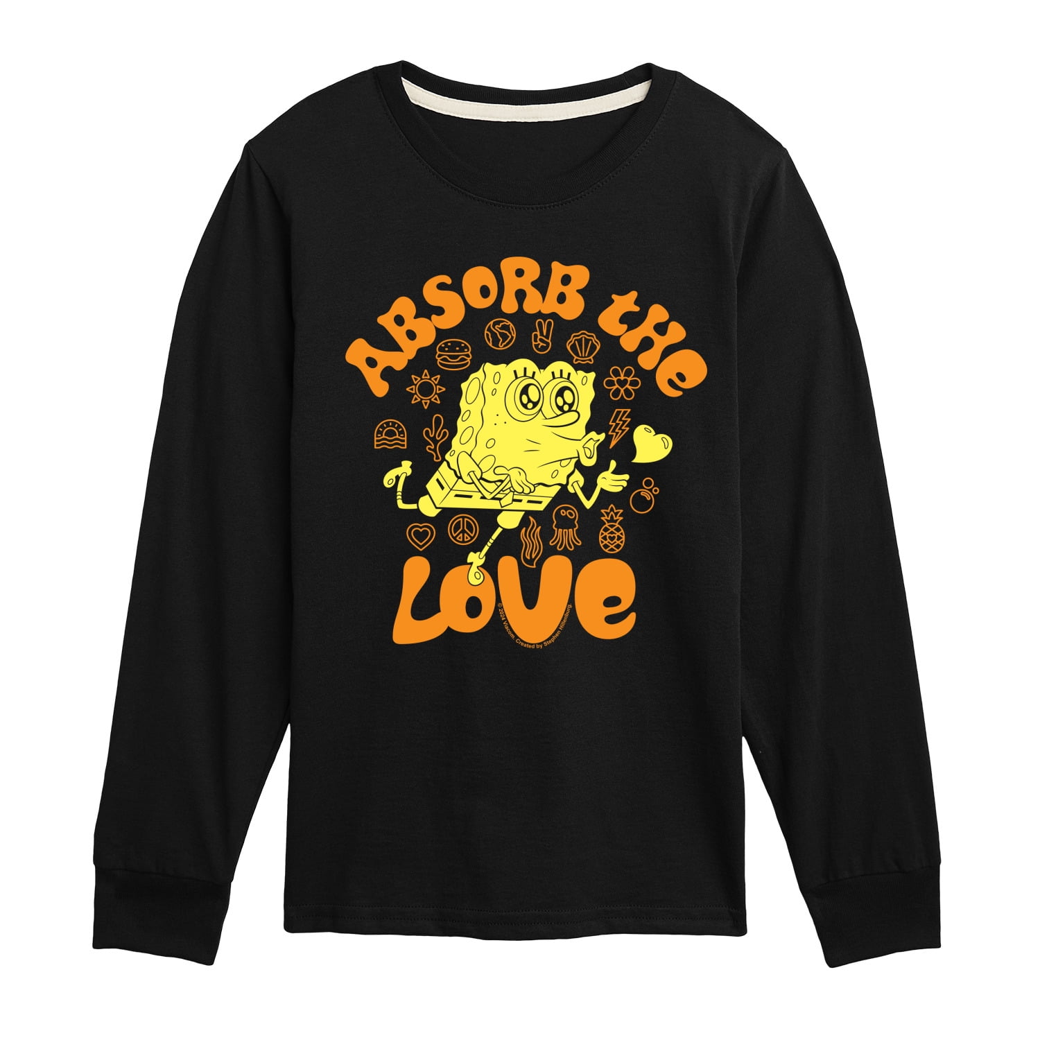 SpongeBob SquarePants - Absorb The Love - Toddler & Youth Long Sleeve ...