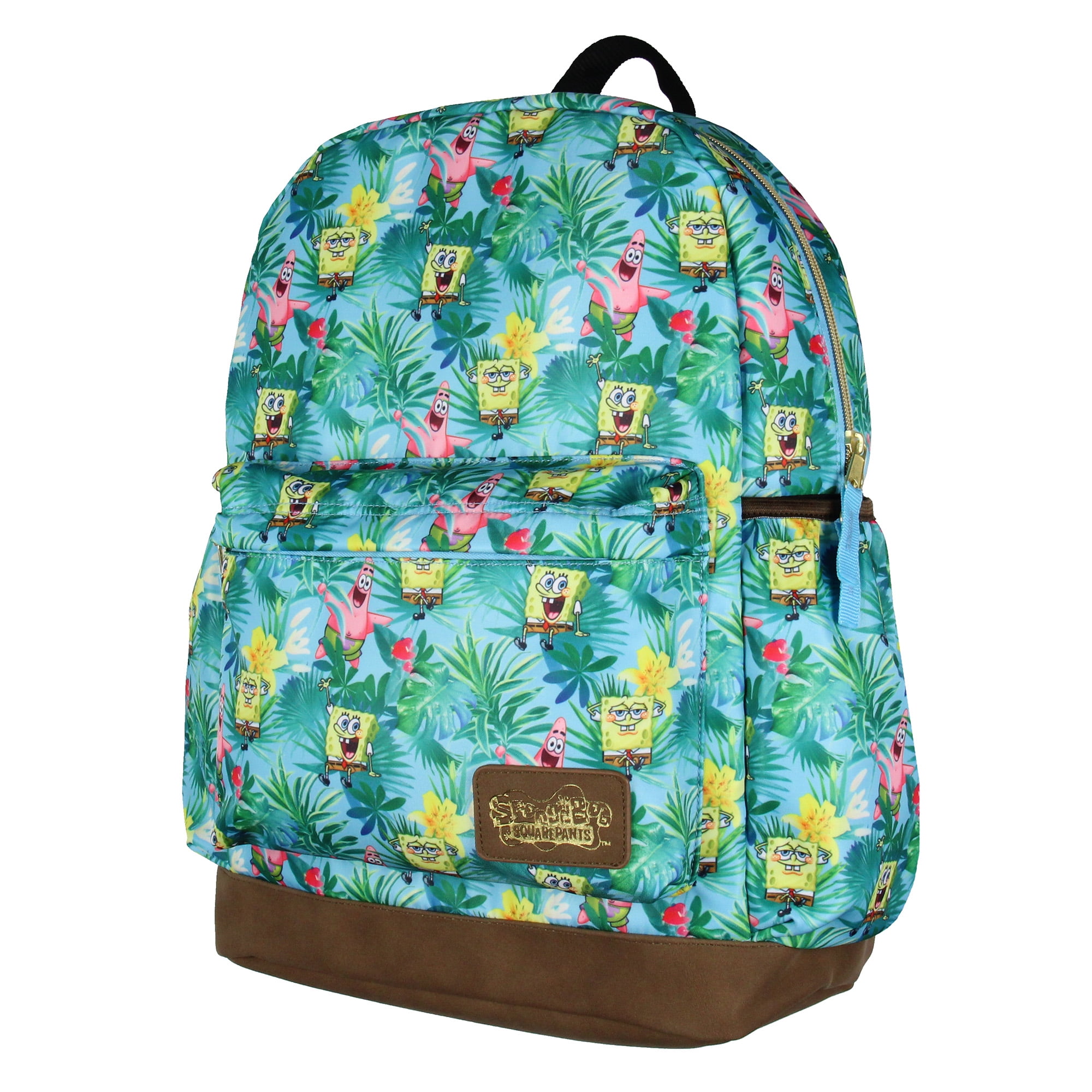 SpongeBob SquarePants And Patrick Star Tropical School Travel Backpack ...