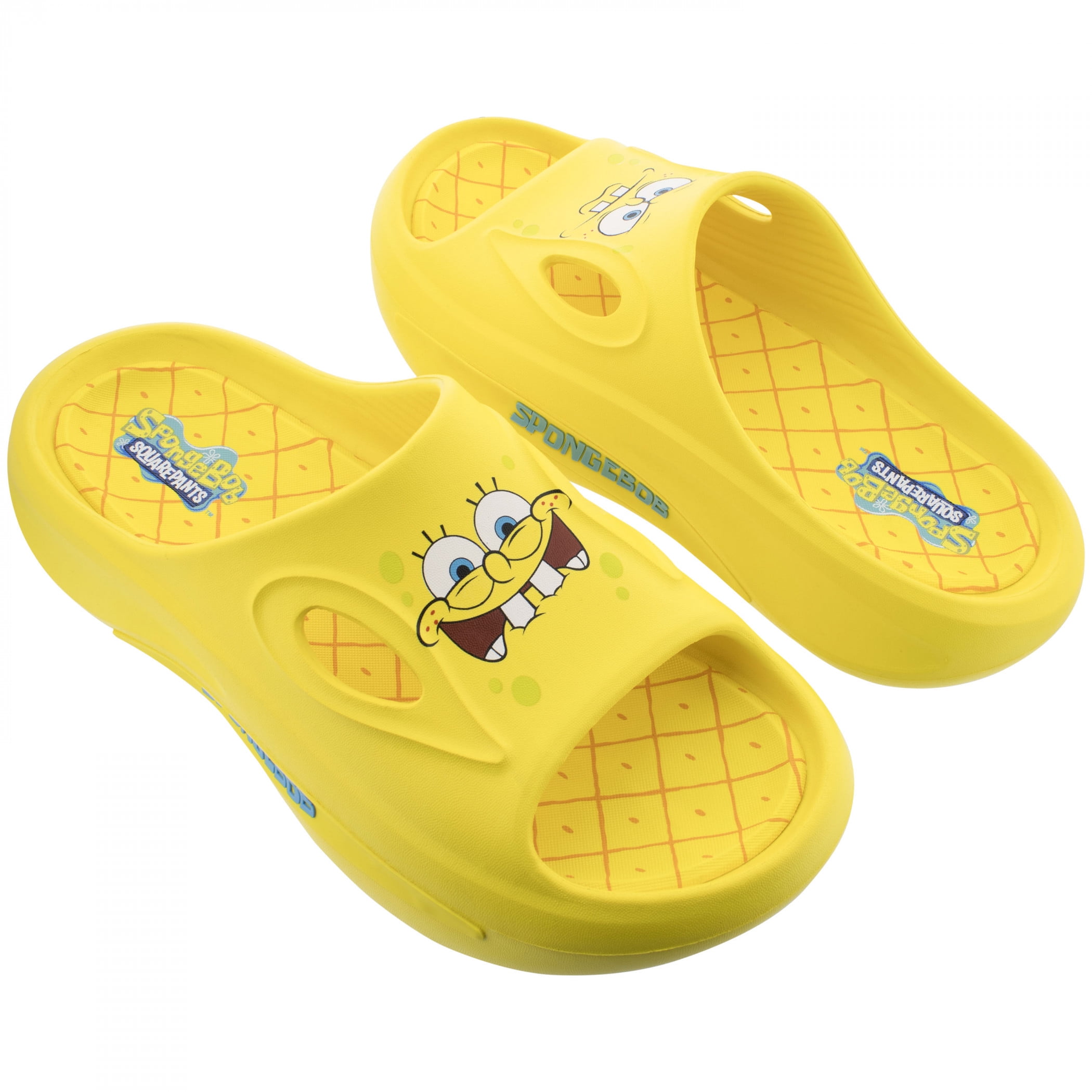 SpongeBob SquarePants 888585-size10 Athletic Open Toe Slides Sandals ...