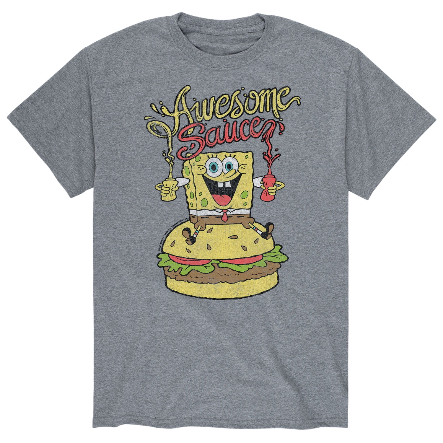 SpongeBob SquarePants - Awesome Sauce Krabby Patty - Men's Short Sleeve ...