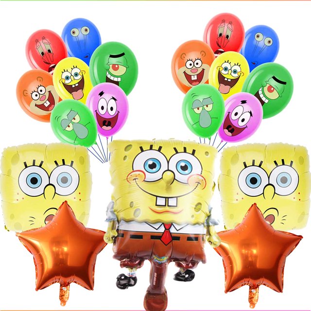 SpongeBob SquarePants Balloons Party Supplies Decor Set Decorations Kit ...