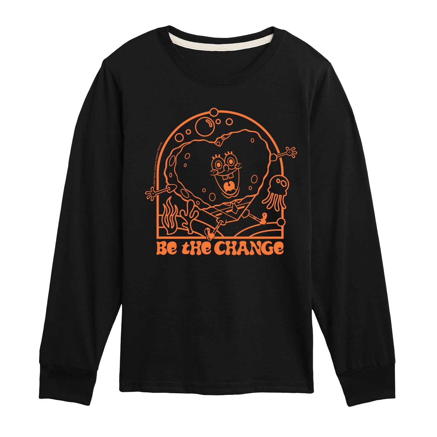 SpongeBob SquarePants - Be The Change - Toddler & Youth Long Sleeve ...