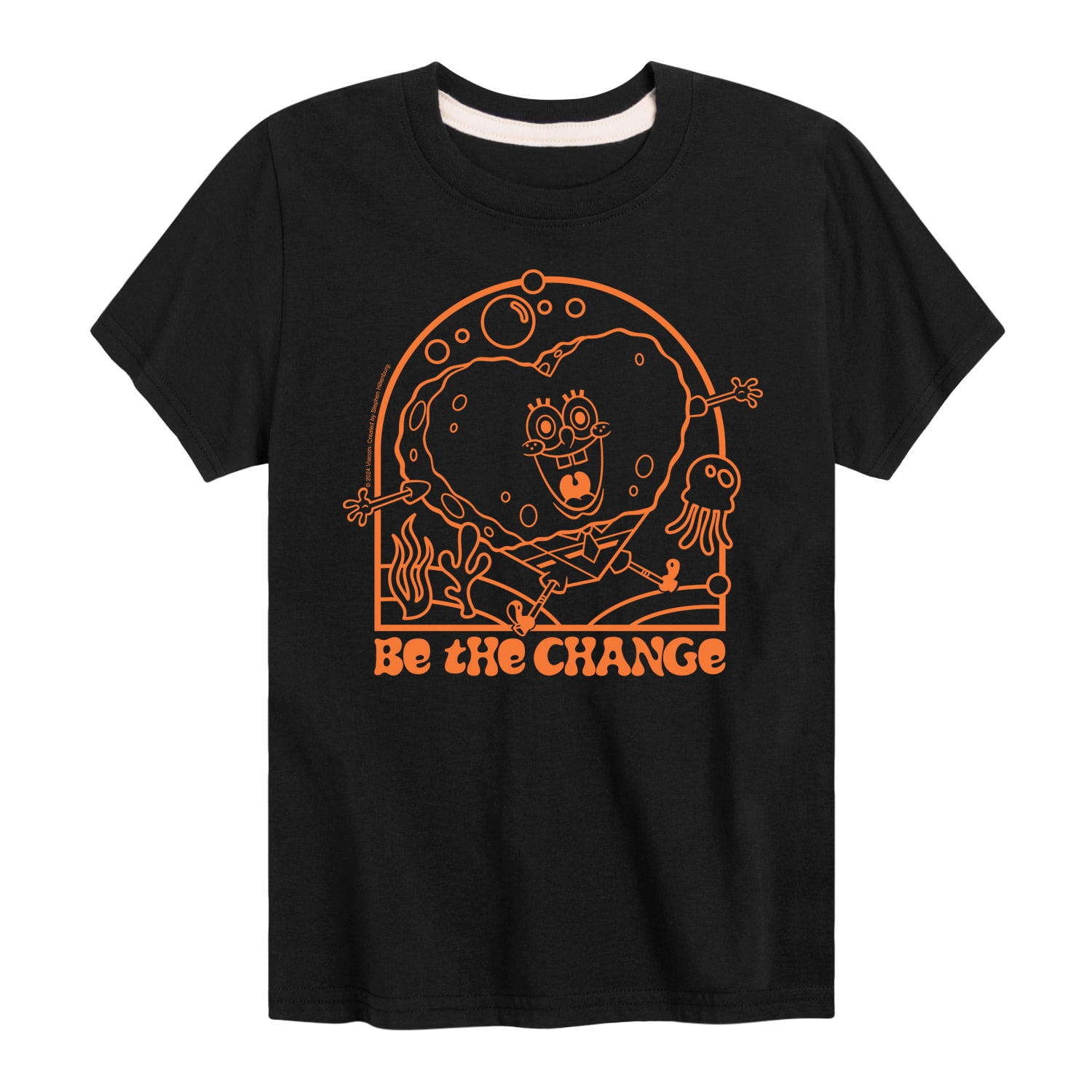 SpongeBob SquarePants - Be The Change - Toddler & Youth Short Sleeve ...