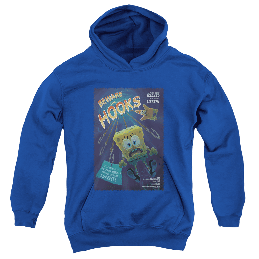 SpongeBob SquarePants Beware The Hooks - Youth Hoodie - Walmart.com