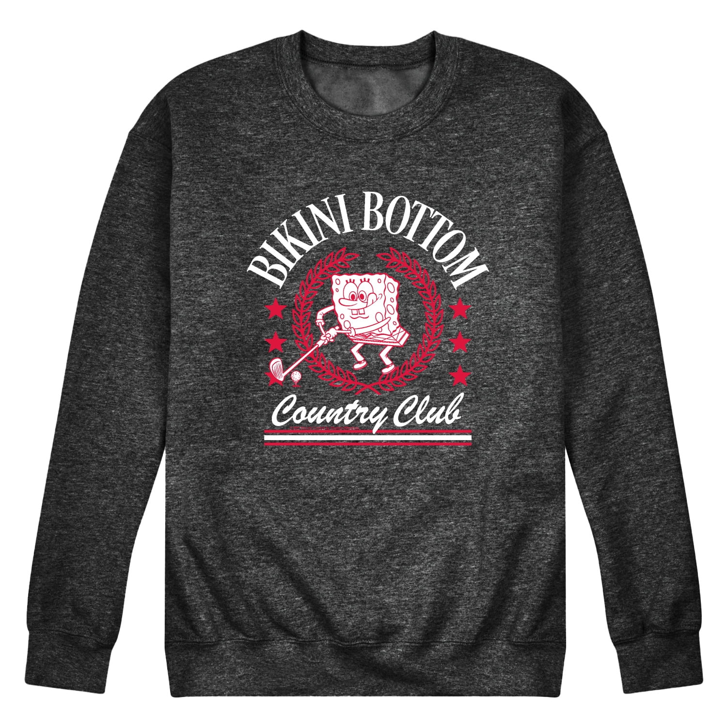 SpongeBob SquarePants - Bikini Bottom Country Club - Men's Crew Fleece ...
