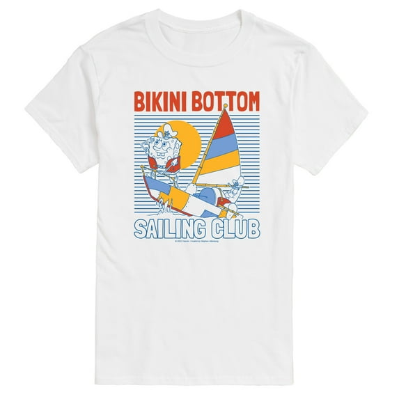 SpongeBob SquarePants - Bikini Bottom Sailing Club - Men's Short Sleeve ...