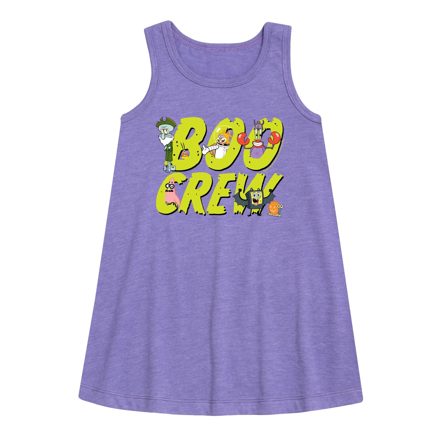 SpongeBob SquarePants - Boo Crew - Girls Aline Dress - Walmart.com