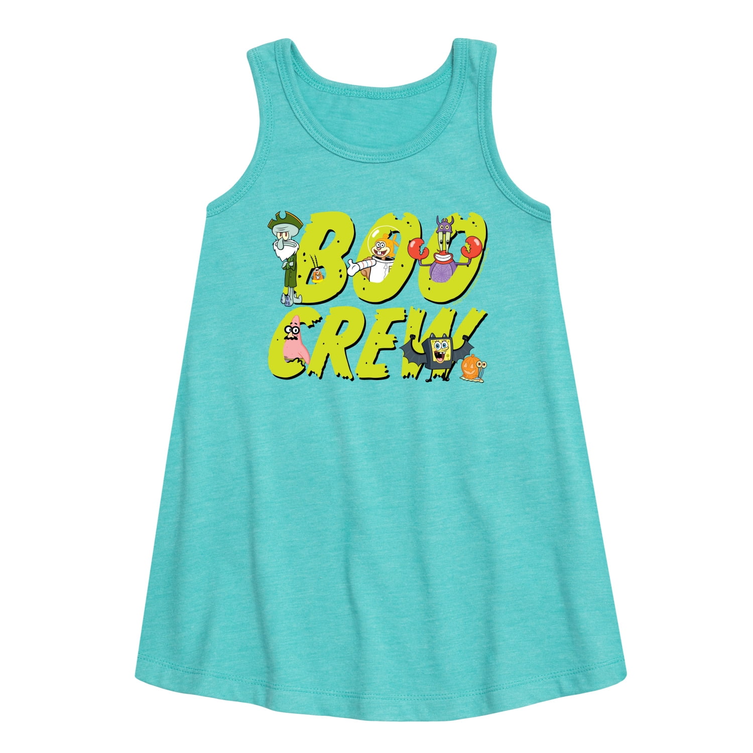 SpongeBob SquarePants - Boo Crew - Girls Aline Dress - Walmart.com