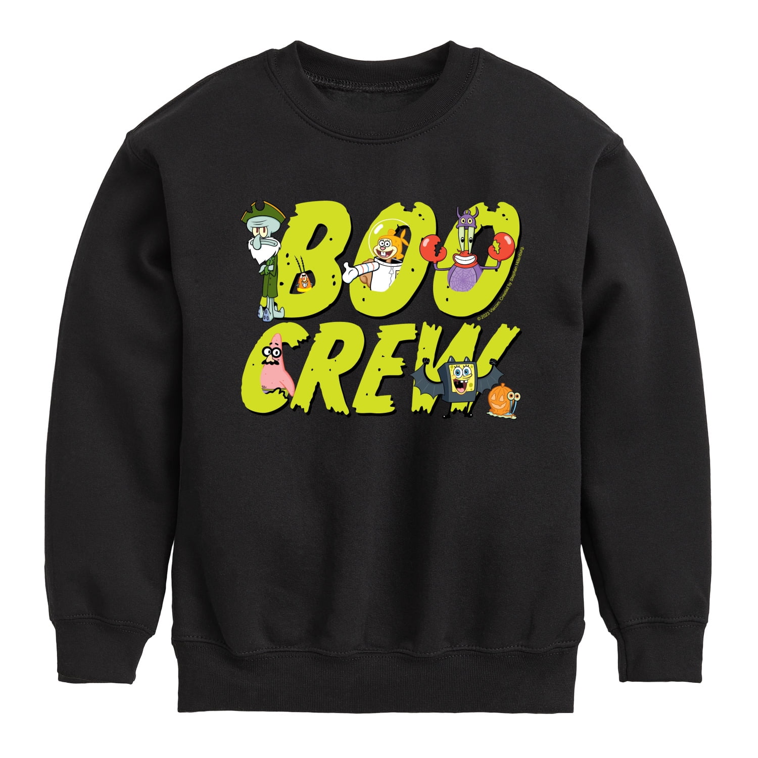 SpongeBob SquarePants - Boo Crew - Toddler & Youth Crewneck Fleece ...