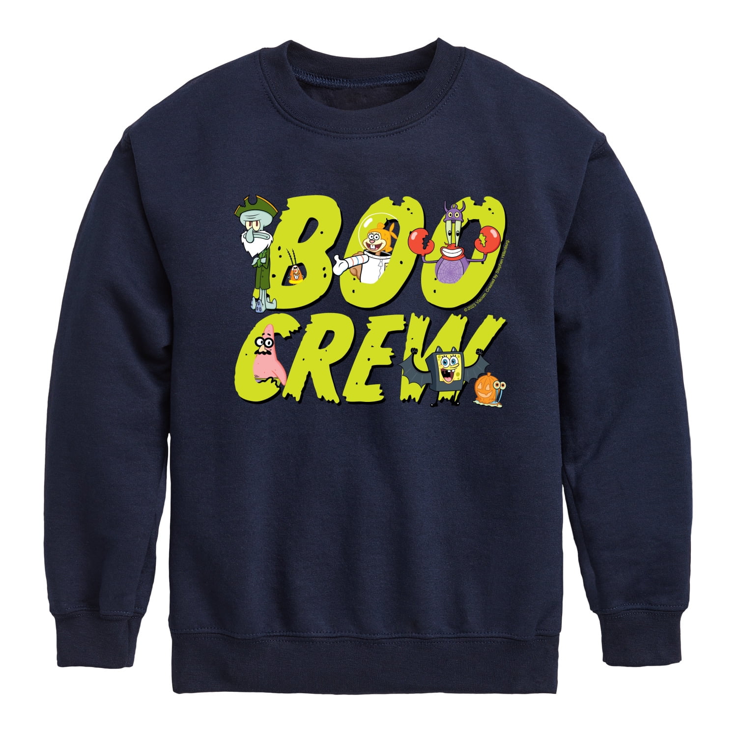 SpongeBob SquarePants - Boo Crew - Toddler & Youth Crewneck Fleece ...