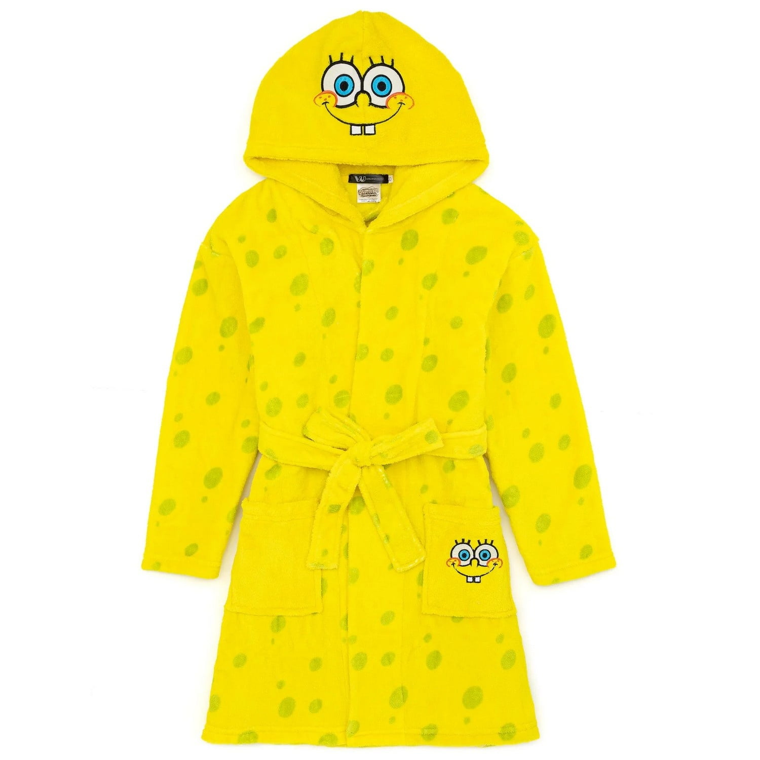 SpongeBob SquarePants Boys/Girls Face Bathrobe - Walmart.com